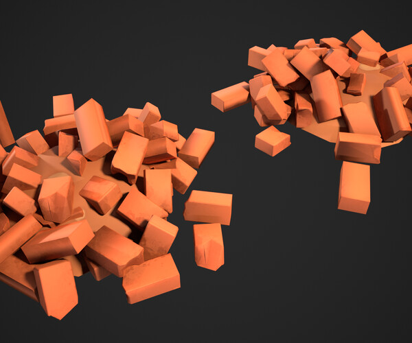 ArtStation - Pile Of Bricks | Game Assets