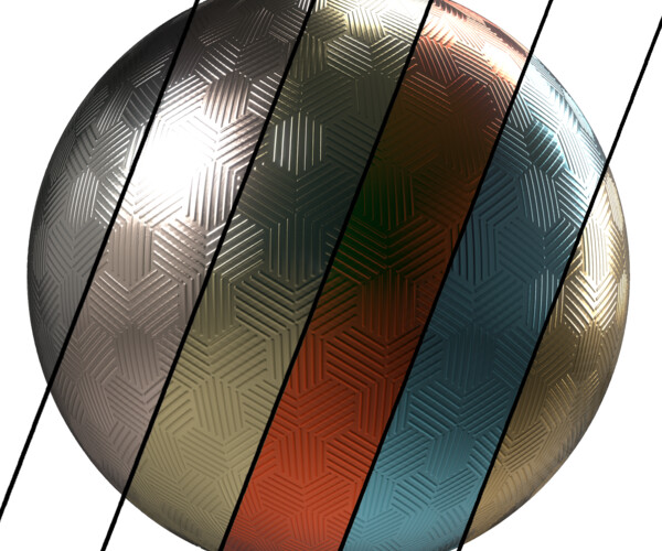 ArtStation - Metal panel Materials 6- Metal panel, Pbr 4k Seamless ...