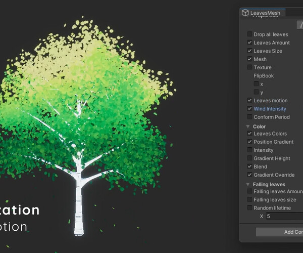 ArtStation - Stylized VFX Trees | GPU Based Effect | Game Assets