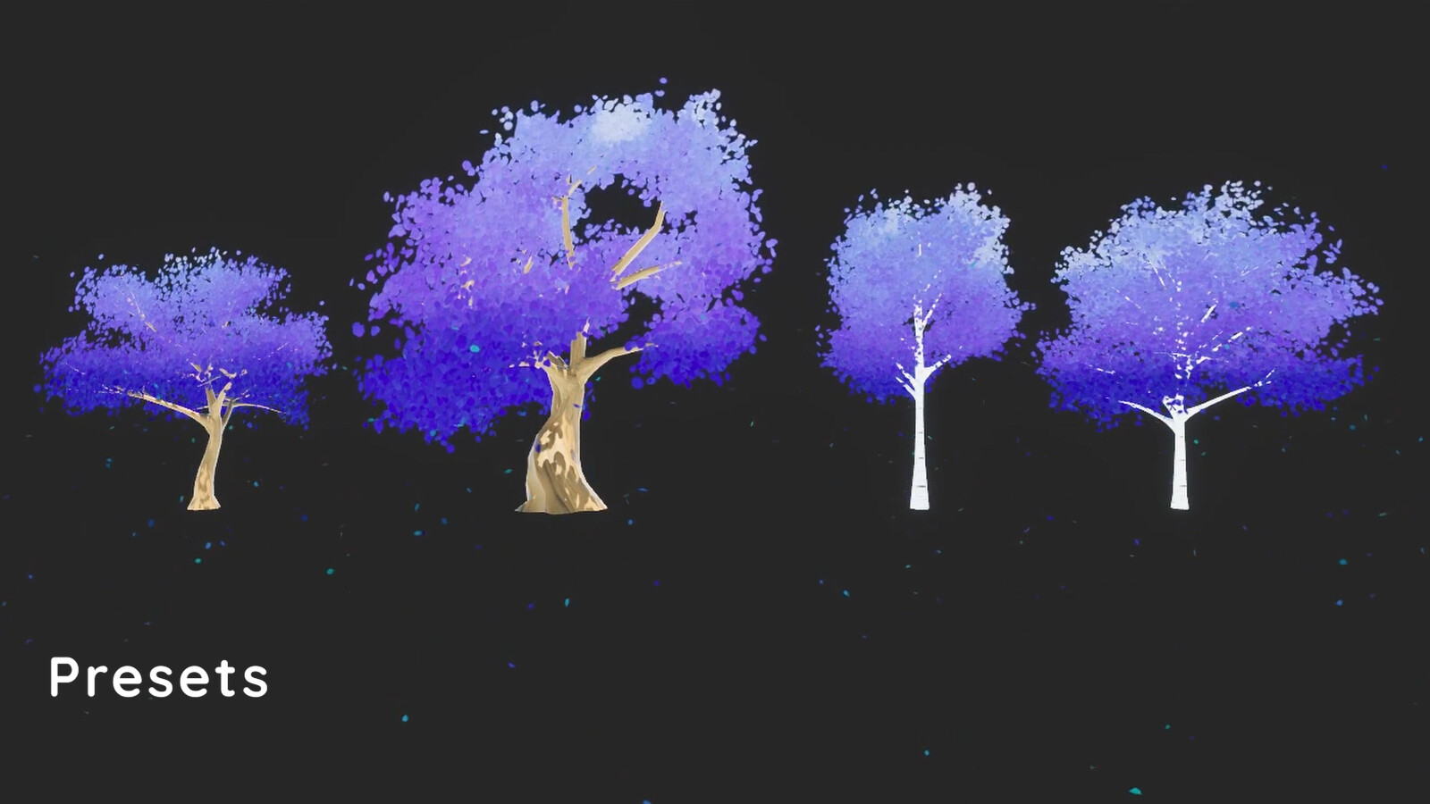 ArtStation - Stylized VFX Trees | GPU Based Effect | Game Assets