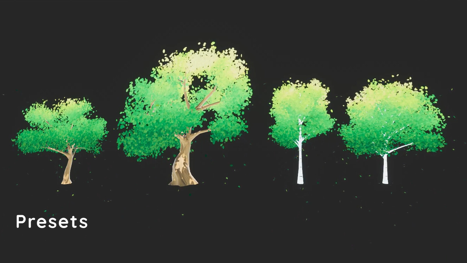 ArtStation - Stylized VFX Trees | GPU Based Effect | Game Assets