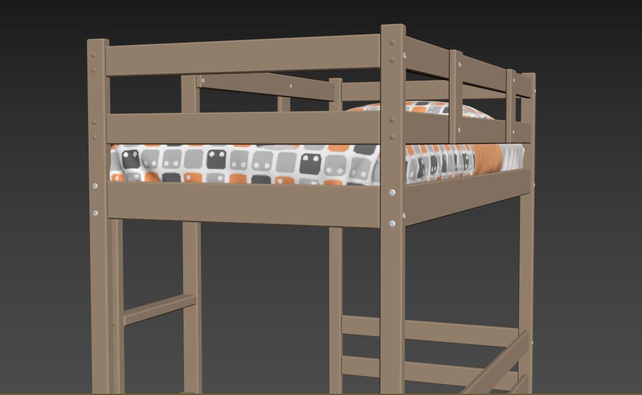 ArtStation - Loft Bed | Resources