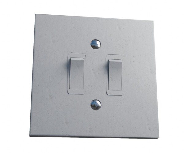 ArtStation - Light Switch 3D Model | Game Assets