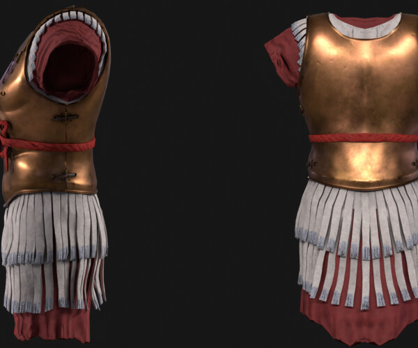 ArtStation - Armour of Gaius Julius Caesar | Game Assets