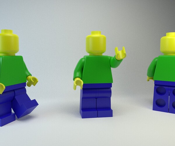 ArtStation - Standard Lego Character Standard Lego Character | Game Assets
