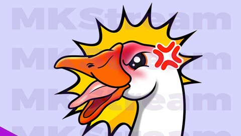 ArtStation - Twitch emotes goose angry | Artworks