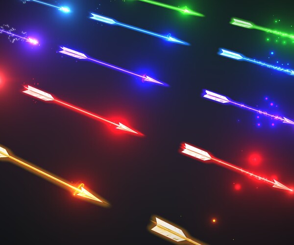 ArtStation - Effect VFX for Unity - 3D RPG Arrow VFX 1 | Game Assets