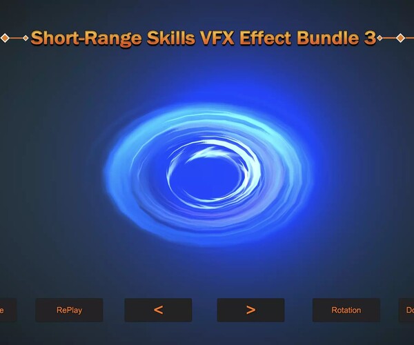ArtStation - Short-Range Skills VFX Effect Bundle 3 | Game Assets