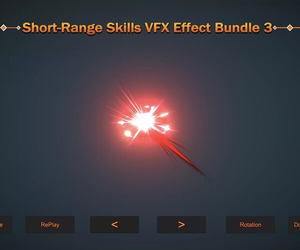 ArtStation - Short-Range Skills VFX Effect Bundle 3 | Game Assets