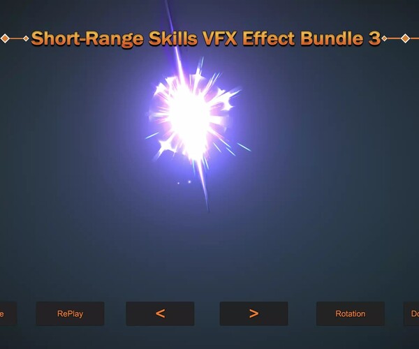 ArtStation - Short-Range Skills VFX Effect Bundle 3 | Game Assets