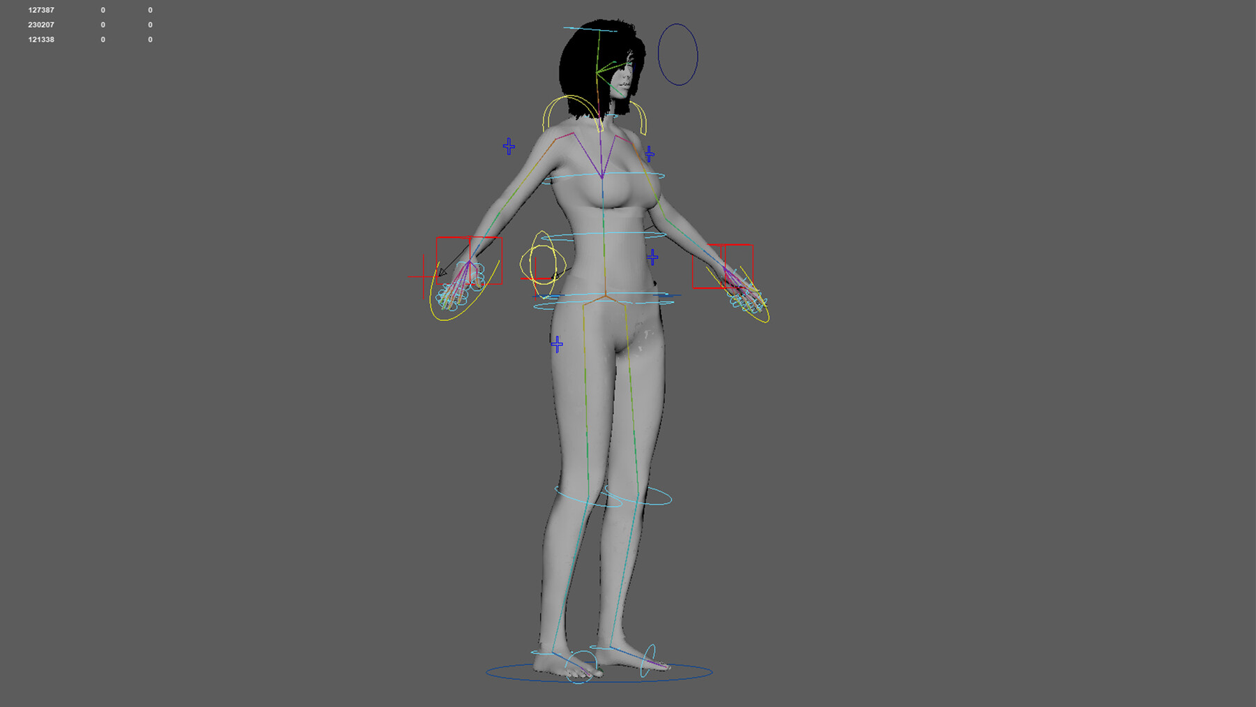 ArtStation - Female01_RiggedAsset | Resources