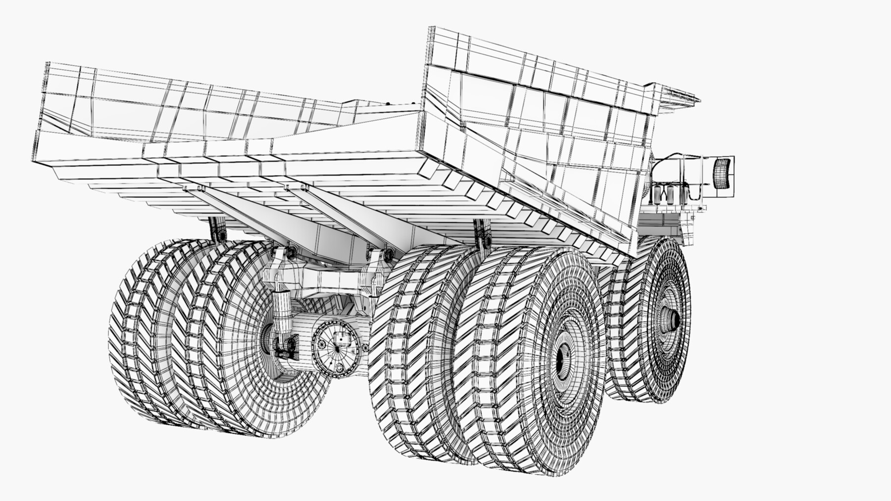 ArtStation - Haul Truck - Dump Truck - With Cabin Interior Cat 797b ...