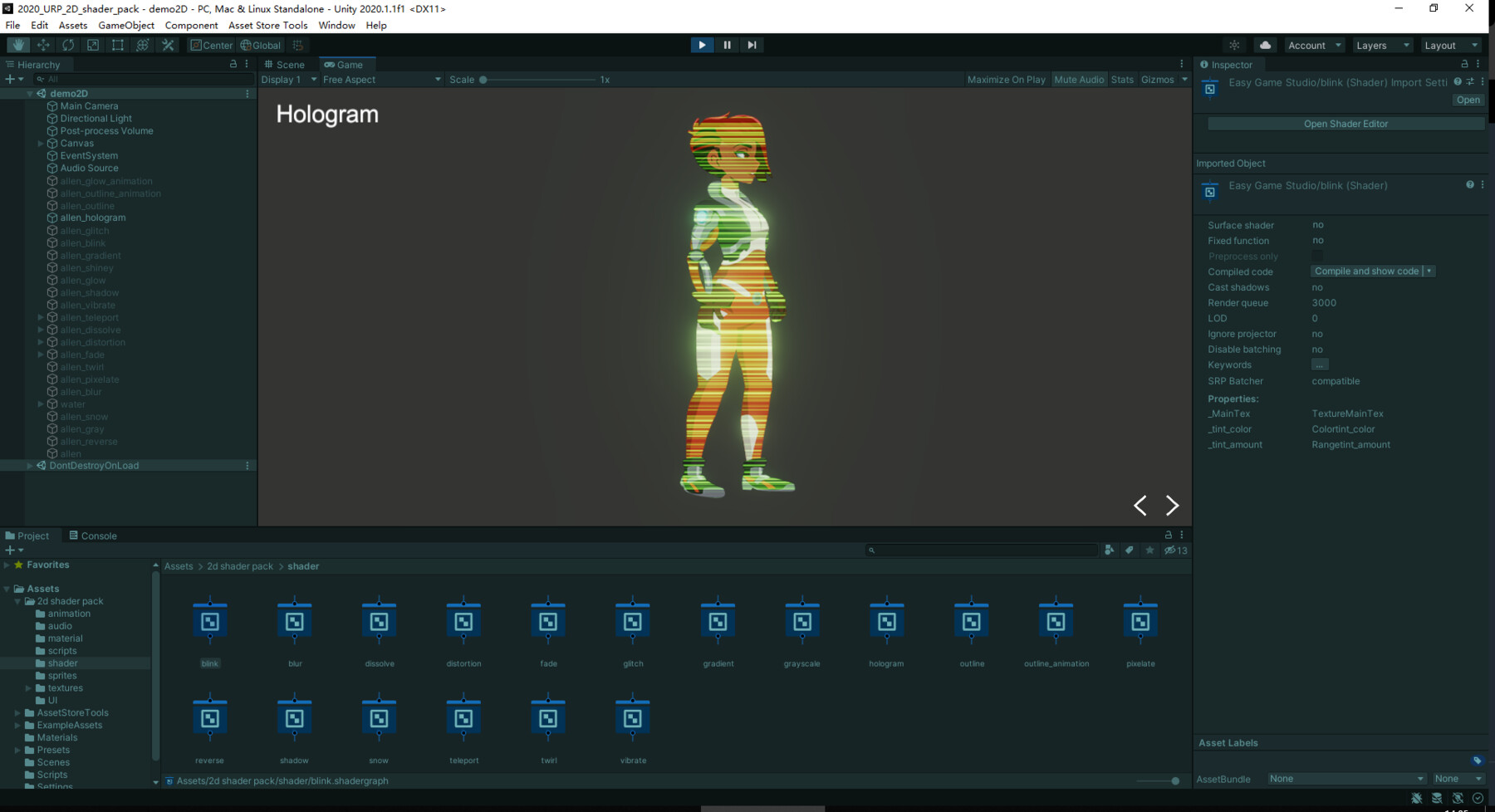 ArtStation - Unity VFX - 2D Shader Pack | Game Assets