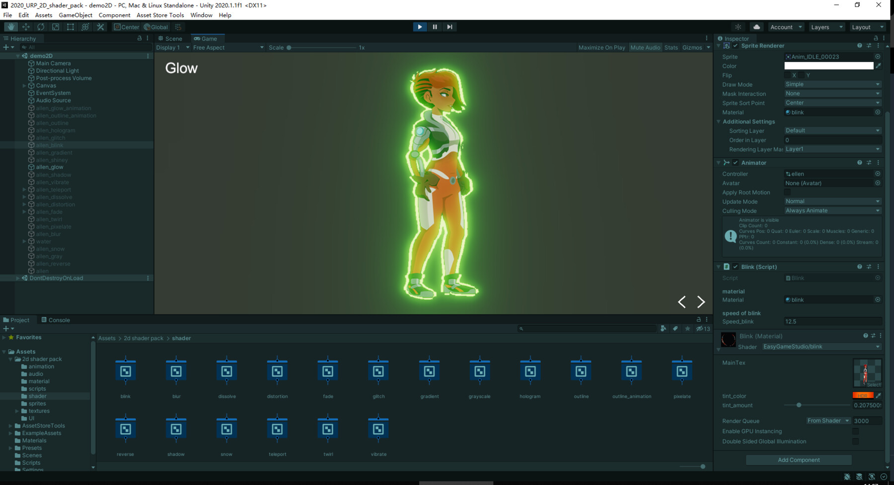 ArtStation - Unity VFX - 2D Shader Pack | Game Assets