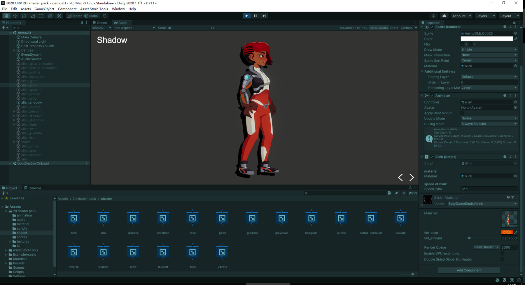 ArtStation - Unity VFX - 2D Shader Pack | Game Assets