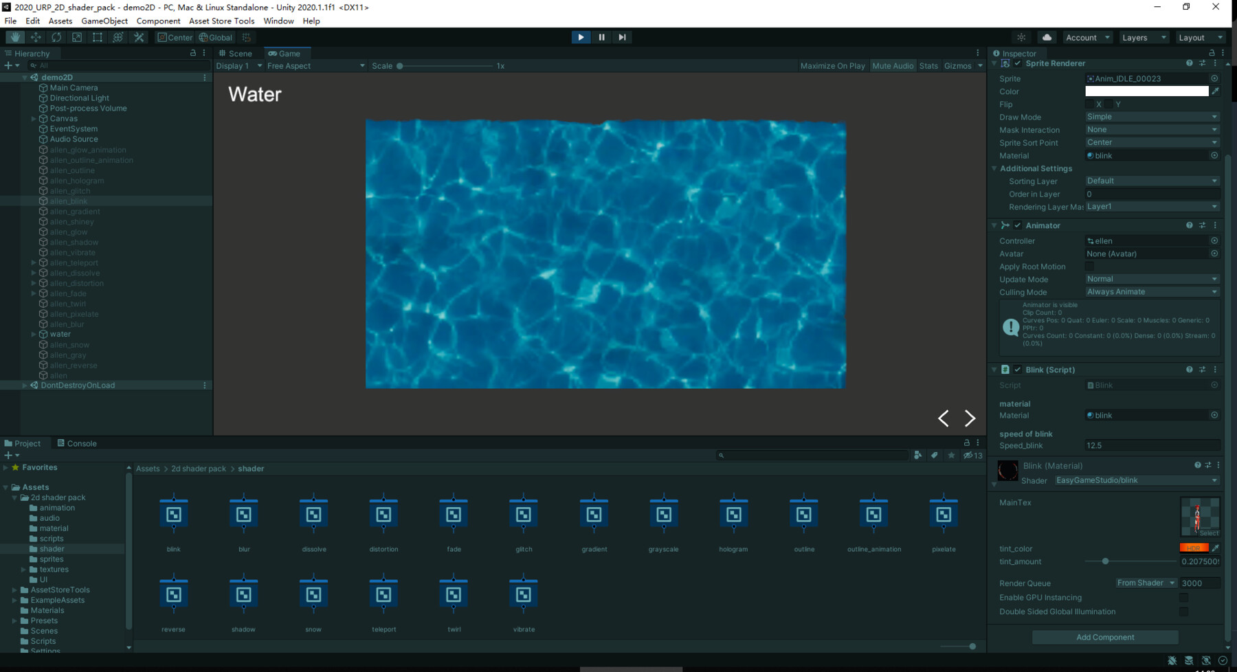 ArtStation - Unity VFX - 2D Shader Pack | Game Assets