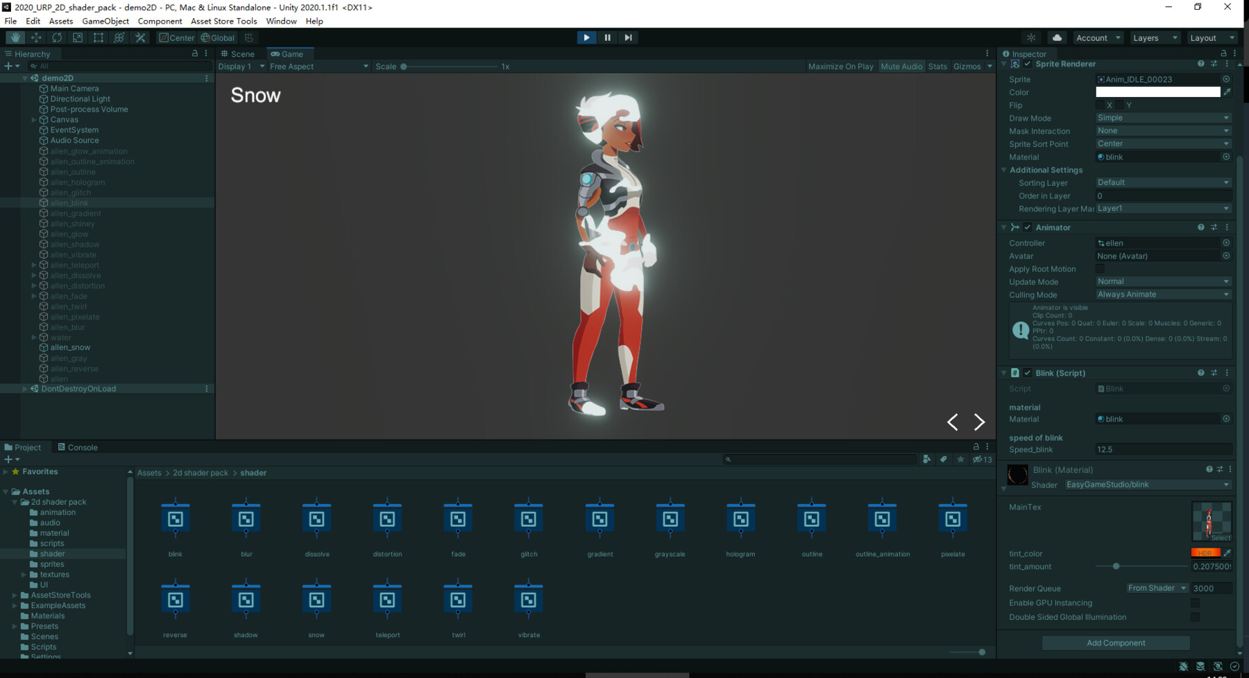 ArtStation - Unity VFX - 2D Shader Pack | Game Assets