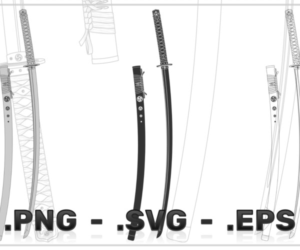 ArtStation - Samurai katana swords vector design | Artworks