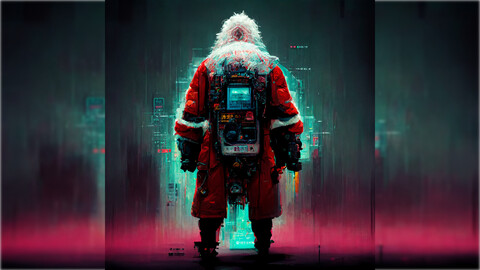 ArtStation - Cyber(punk) Santa | Artworks