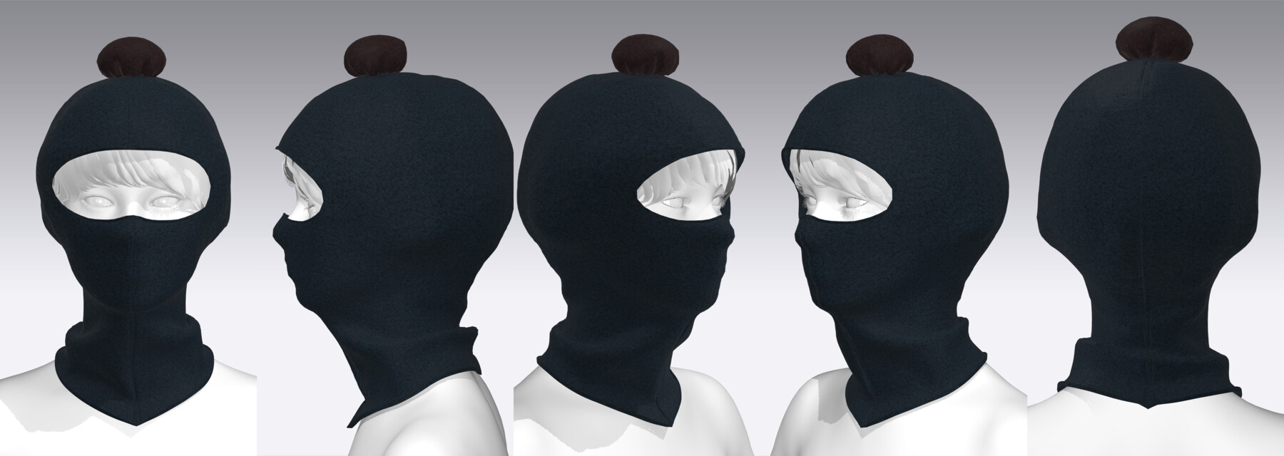 ArtStation - Balaclava Outfits MD CLO 3D zprj project files 3D model ...