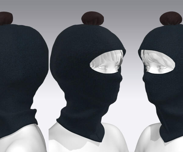 ArtStation - Balaclava Outfits MD CLO 3D zprj project files 3D model ...