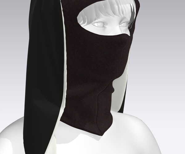 ArtStation - Balaclava Outfits MD CLO 3D zprj project files 3D model ...