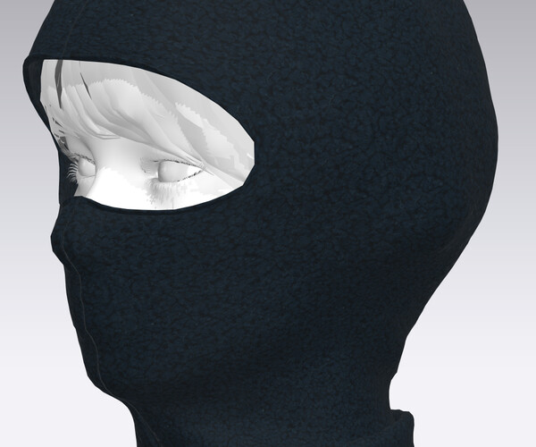 ArtStation - Balaclava Outfits MD CLO 3D zprj project files 3D model ...
