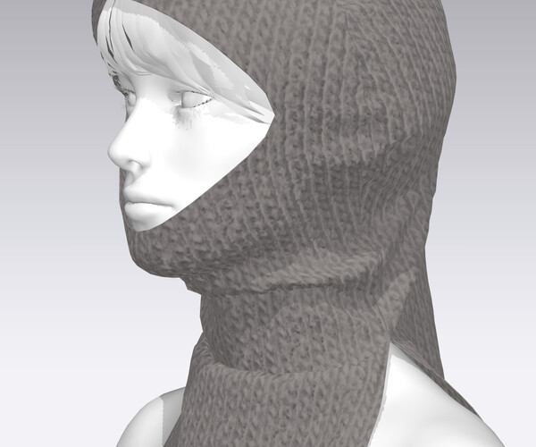 ArtStation - Balaclava Outfits MD CLO 3D zprj project files 3D model ...