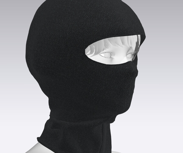 ArtStation - Balaclava Outfits MD CLO 3D zprj project files 3D model ...