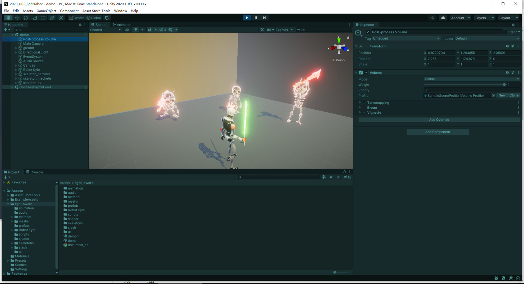 ArtStation - Unity VFX - Lightsaber Effect | Game Assets