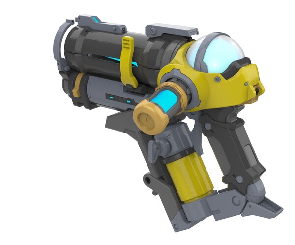 ArtStation - Mei Gun Firefighter Skin - Overwatch - Printable 3d model ...