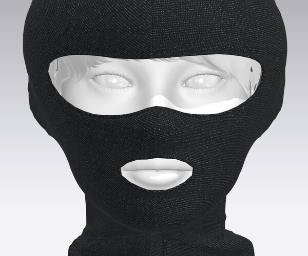 ArtStation - Balaclava Outfits MD CLO 3D zprj project files | Game Assets