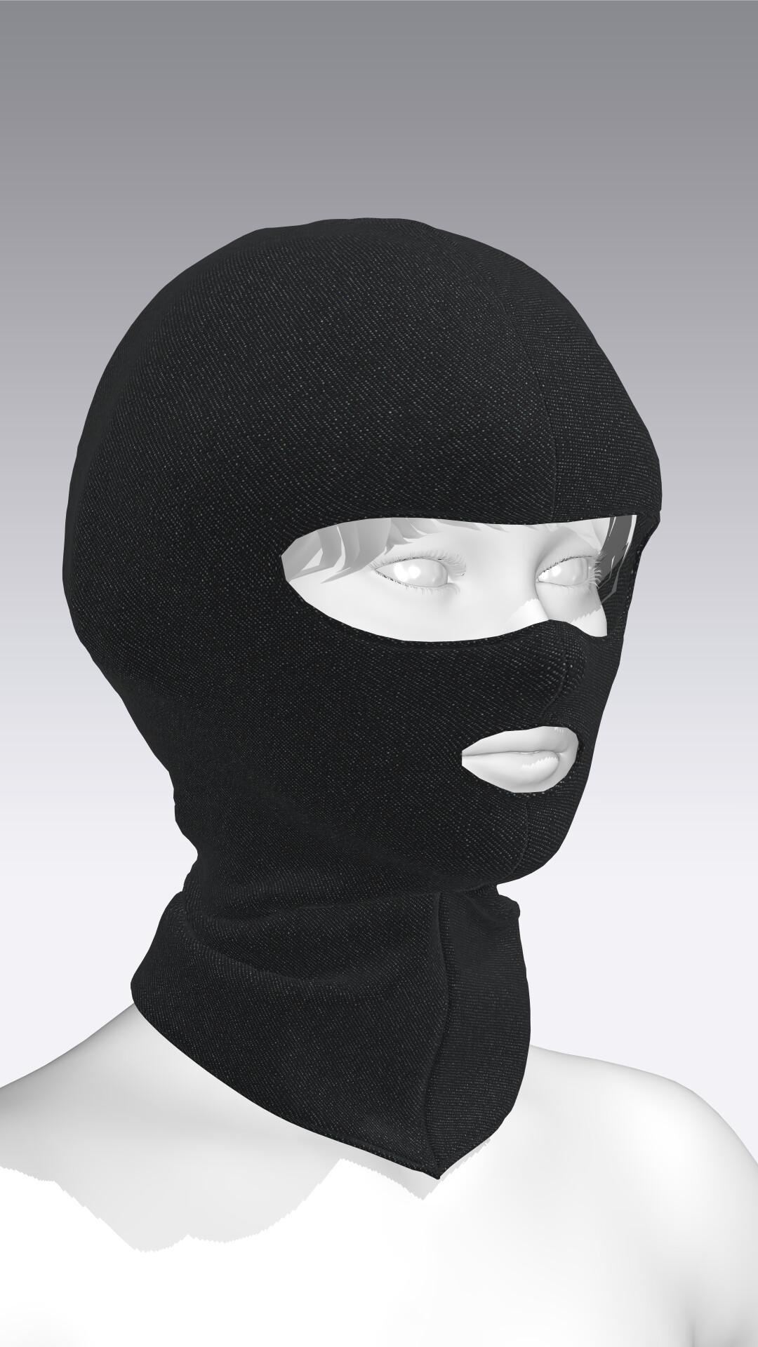ArtStation - Balaclava Outfits MD CLO 3D zprj project files | Game Assets