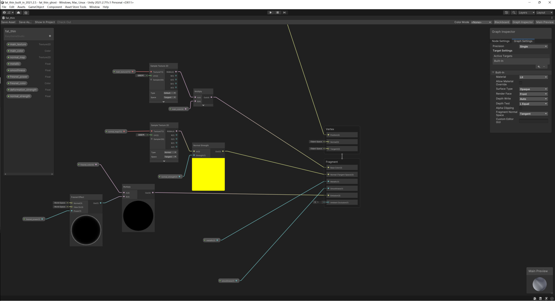 ArtStation - Unity VFX - Fat Thin Effect | Game Assets