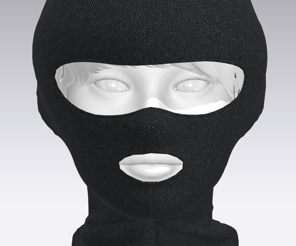 ArtStation - Balaclava Outfits MD CLO 3D zprj project files | Game Assets