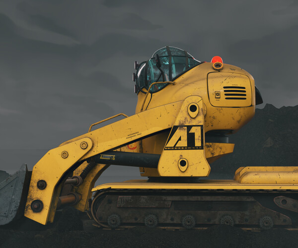 ArtStation - Heavy machinery (loader machine) high detail ready for ...
