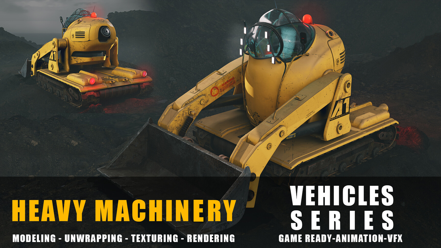 ArtStation - Heavy machinery (loader machine) high detail ready for ...