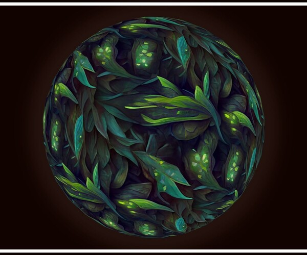 ArtStation - Grass Magic Forest Floor: 10 TEXTURES (Hand-painted ...