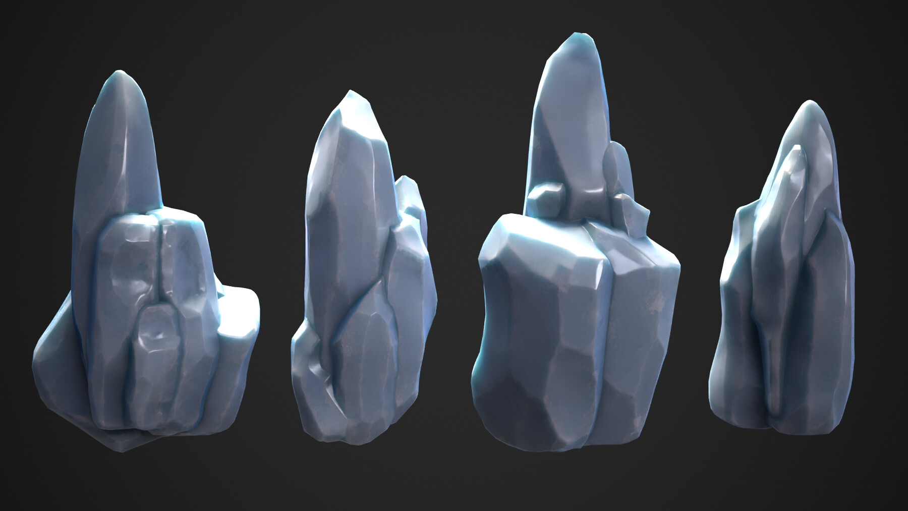 ArtStation - Ice Pillars | Game Assets