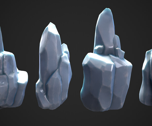 ArtStation - Ice Pillars | Game Assets