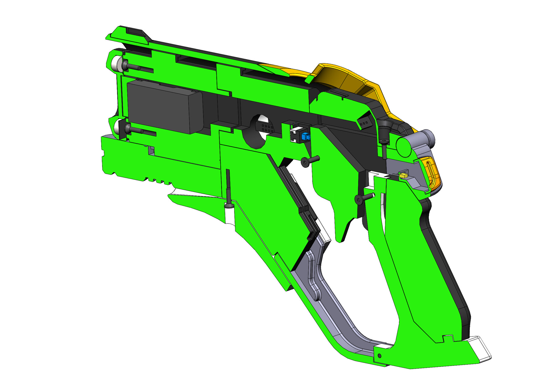 ArtStation - Mercy Blaster 3 Skins - Overwatch - Printable 3d model ...