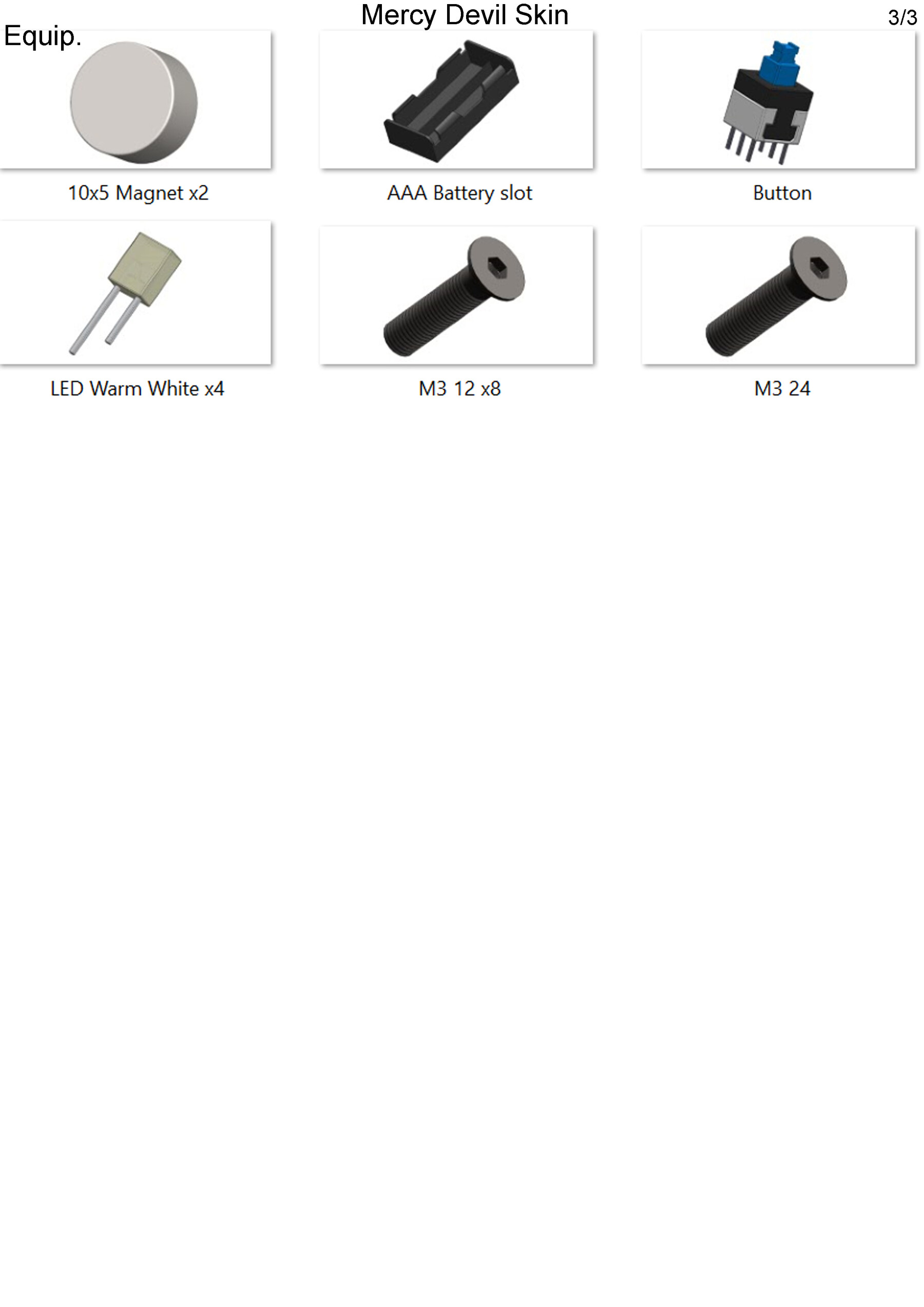 ArtStation - Mercy Blaster Devil Skin - Overwatch - Printable 3d model ...