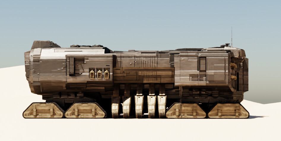 ArtStation - Atreides Spice Harvester 3D model | Resources