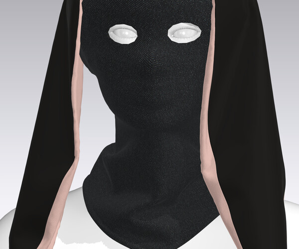 ArtStation - Balaclava Outfits MD CLO 3D zprj project files | Game Assets