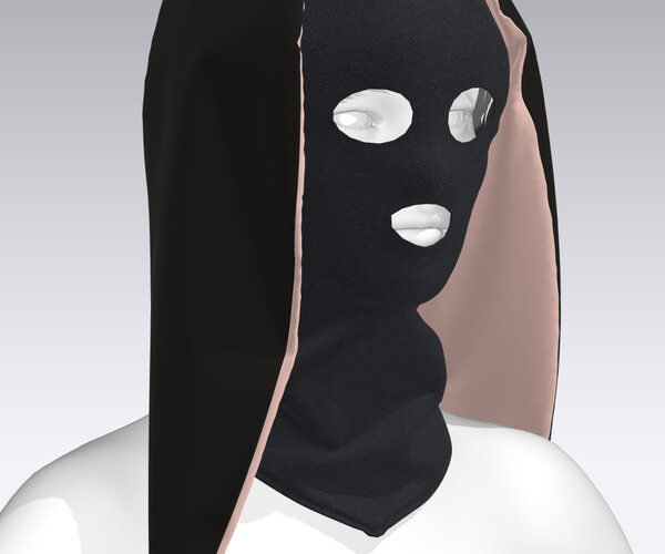 ArtStation - Balaclava Outfits MD CLO 3D zprj project files | Game Assets