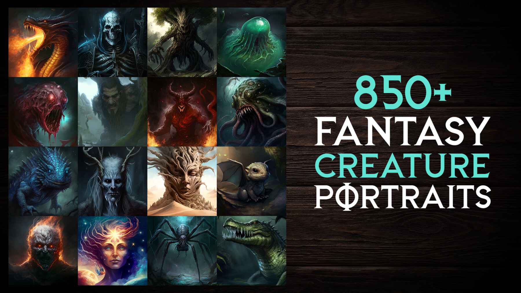 ArtStation - Fantasy Creatures Portraits | Game Assets