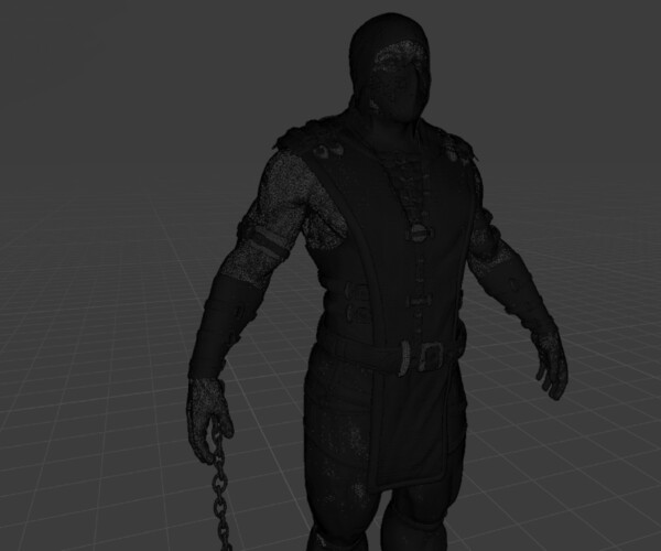 ArtStation - Scorpion Mortal Kombat model | Resources