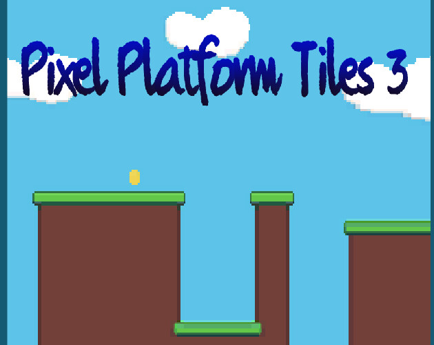 ArtStation - Pixel Platform Tiles 3 | Game Assets