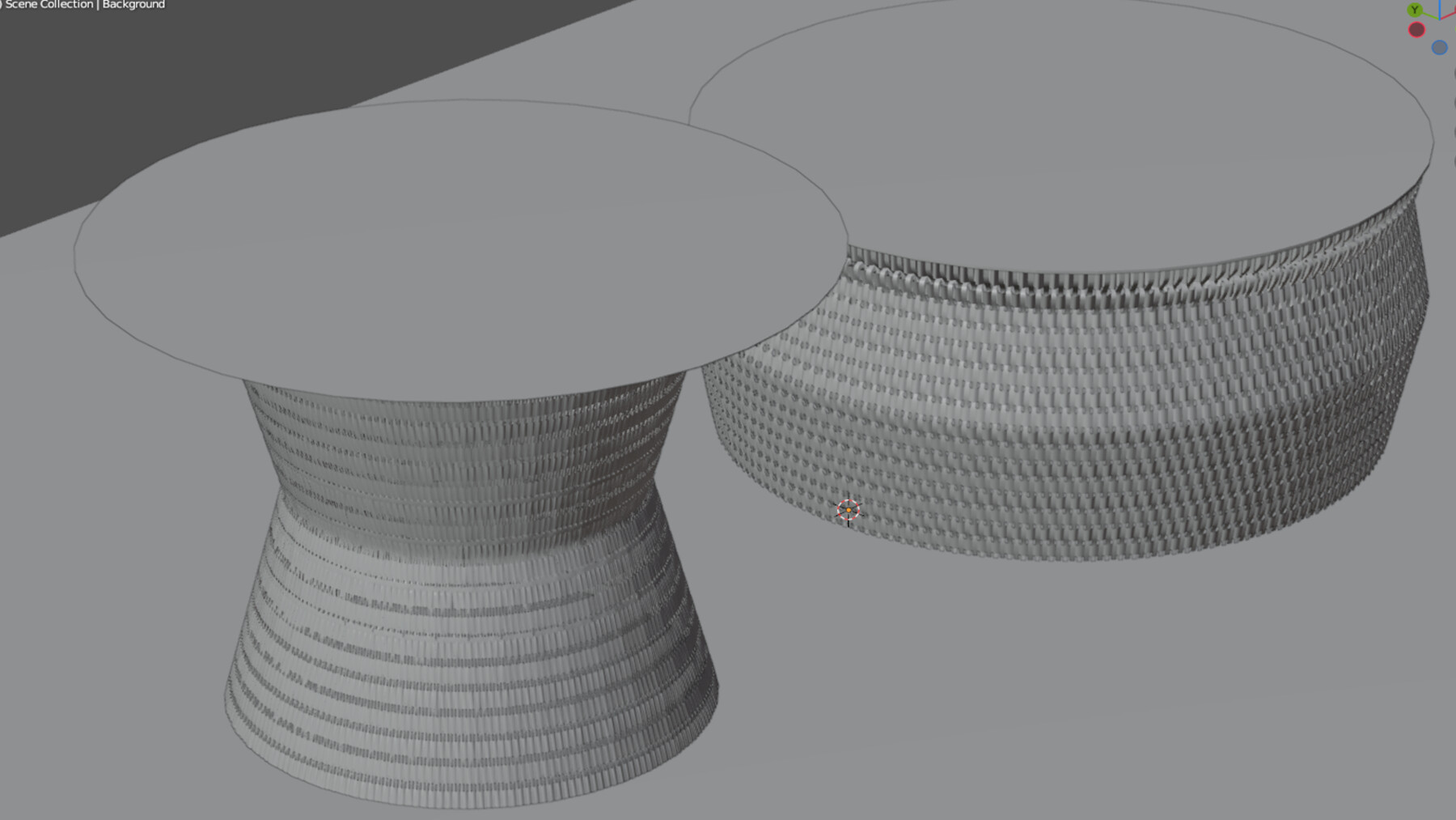ArtStation - Wicker Tables Set 3D Model | Resources
