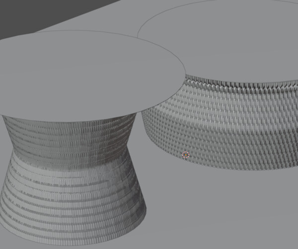 ArtStation - Wicker Tables Set 3D Model | Resources